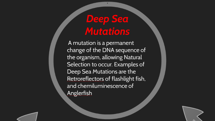 Deep Sea Mutations by Jr Ross on Prezi