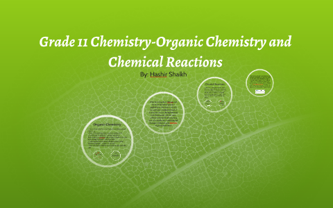 Grade 11 Chemistry-Organic Chemistry and Chemical Reactions by Hashir ...