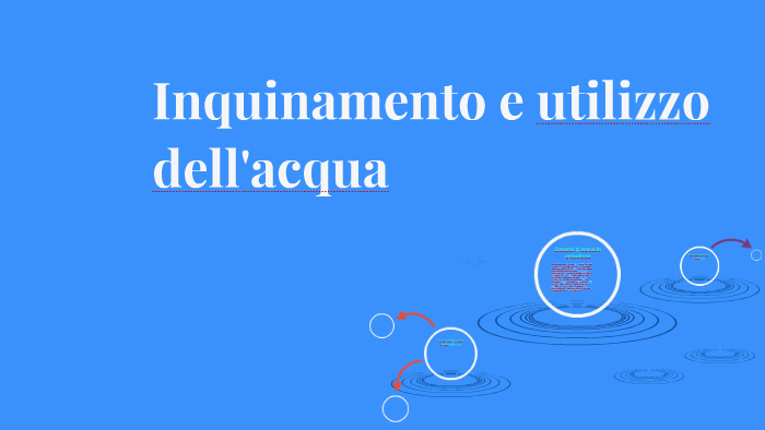 Inquinamento e utilizzo dell'acqua by anna bosso on Prezi