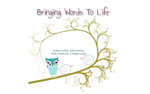 Bringing Words To Life by Megan Leddy on Prezi