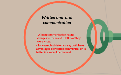 The difference between oral and written communication by JaCoby Scott ...