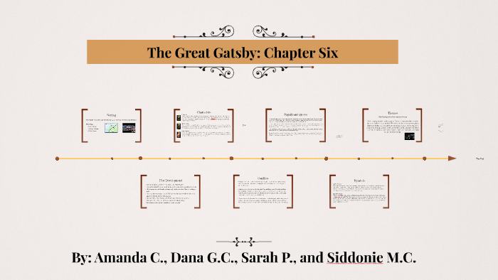 The Great Gatsby: Chapter Six by Siddonie MC