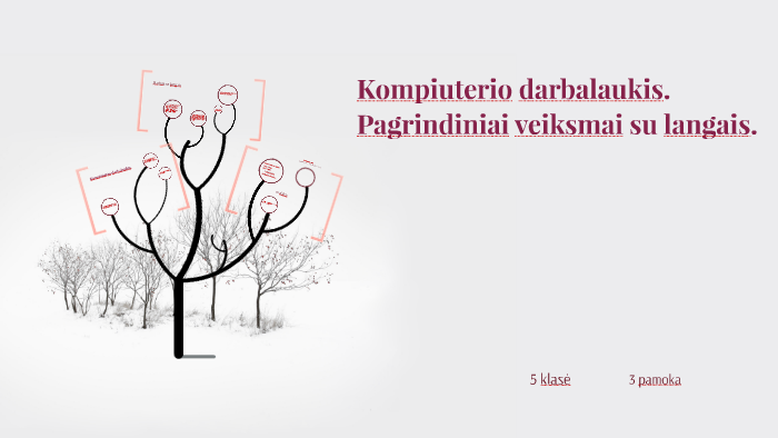 Kompiuterio darbalaukis. Pagrindinisi veiksmai su langais. by Alina Banaitienė on Prezi