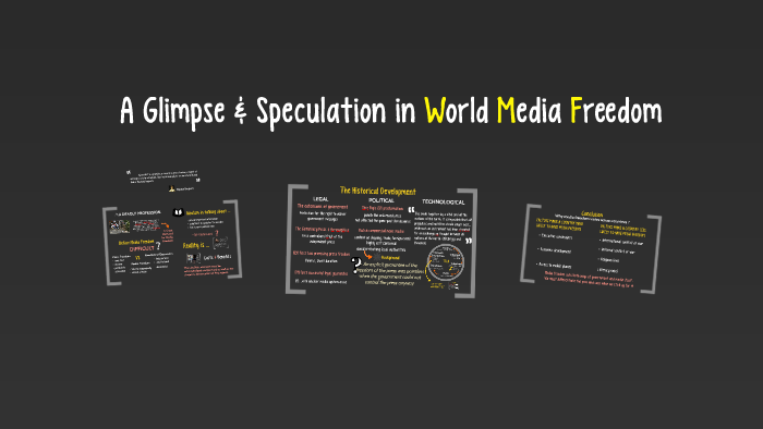 A Glimpse & Speculation in World Media Freedom by Ruihua Liu on Prezi