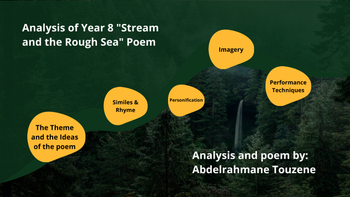 Analysis of Y8 "Stream and the Rough Sea" Poem by Abdulrahmane Touzene ...