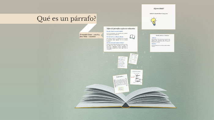 Qué es un parrafó? by Fernando Llano on Prezi