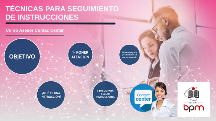 Técnicas para seguimiento de instrucciones by Formación BPM Consulting ...