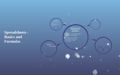 Spreadsheets and Components of Spreadsheets by amy thuan on Prezi