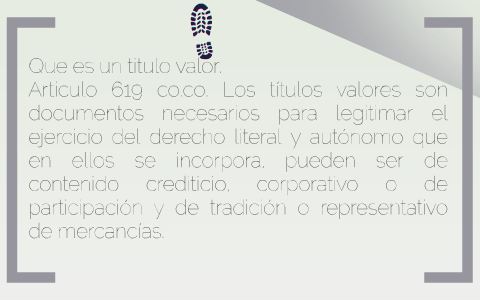 Que es un titulo valor. by on Prezi