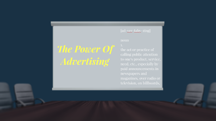 The Power Of Advertising by duarte sa on Prezi