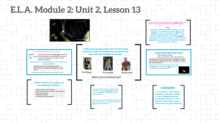 E.L.A. Module 2: Unit 2, Lesson 13 by John Pufky on Prezi