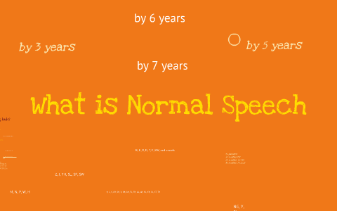 What is Normal Speech by Pat Kennedy on Prezi