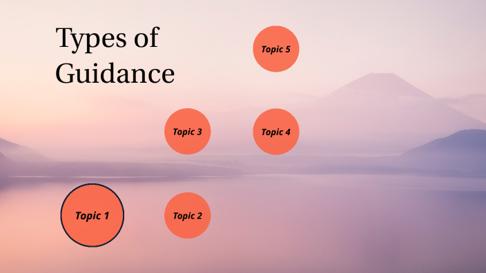 types pf guidance by jithin joseph on Prezi