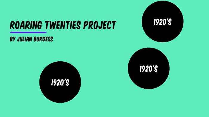 Roaring Twenties project by Julian Burdess on Prezi