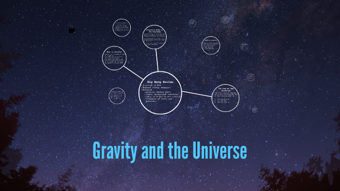 Gravity and the Universe by Robert Nelson on Prezi