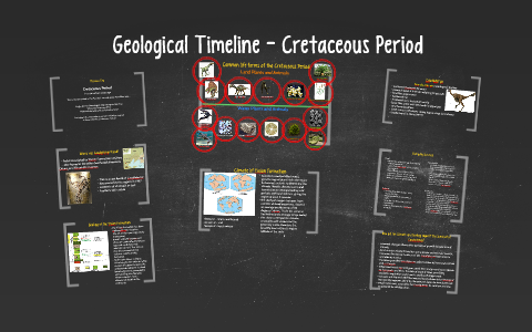 Geological Timeline - Cretaceous Period by clan mccolm