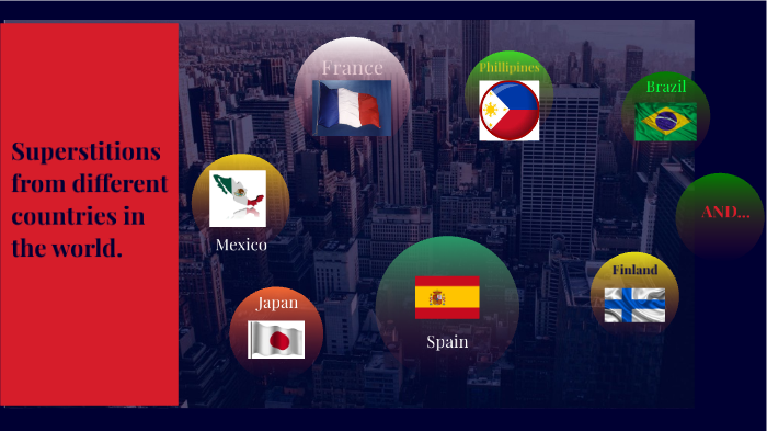 Superstitions from different countries in the world by Andrea Trejo on ...