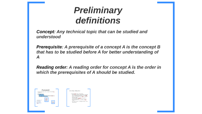 Preliminary definitions by Prajna Upadhyay on Prezi