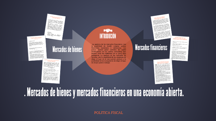 . Mercados de bienes y mercados financieros en una economía by Jonathan ...