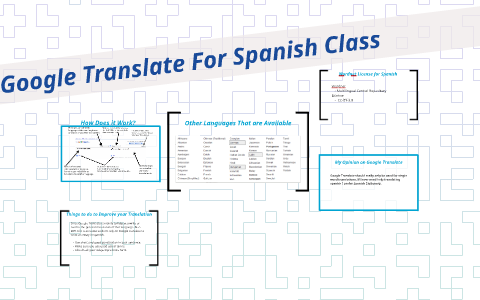 Google Translate For Spanish Class by Blake Everson on Prezi