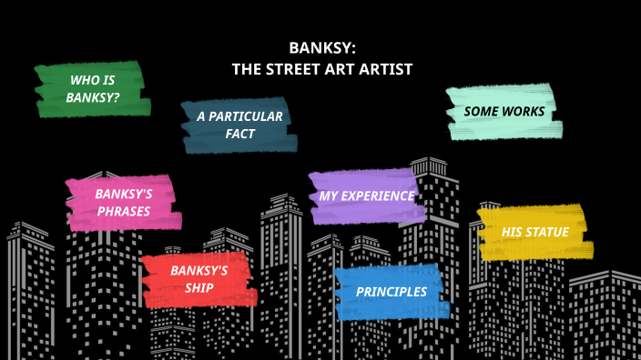 Banksy: the street art artist - Presentation in english by Claudia De ...