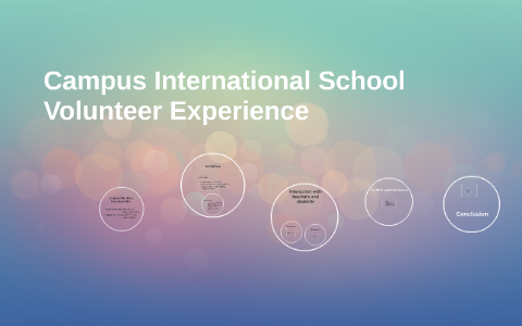 Campus International School Volunteer Experiment by Jamie Watkins on Prezi