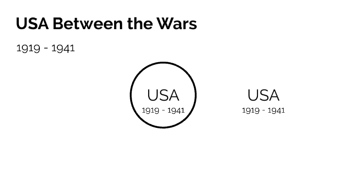 USA Between the Wars by Thomas Elley on Prezi