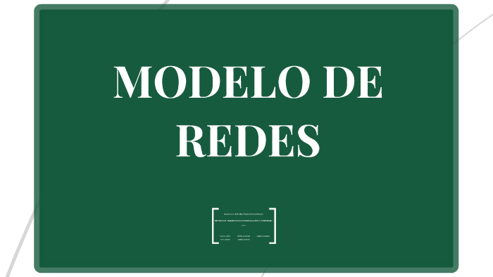 MODELO DE REDES by Carmen Romero Rodríguez on Prezi