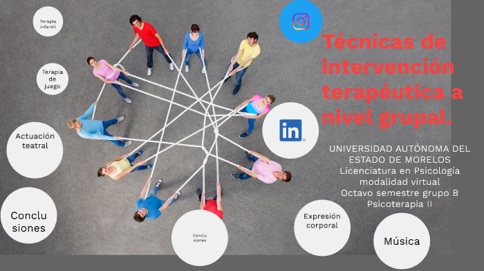 Técnicas de intervención terapéutica a nivel grupal. by Denisse ...