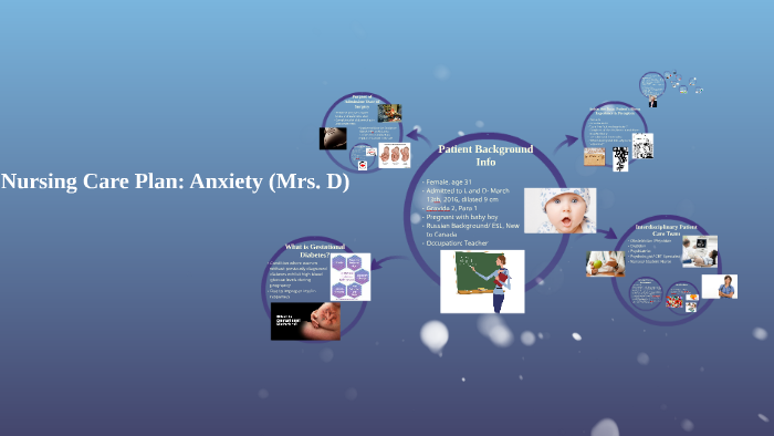 Nursing Care Plan: Anxiety (Mrs. D) by Kristin Steele on Prezi