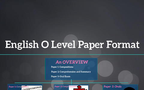 English O Level Paper Format by Joyce Lee on Prezi