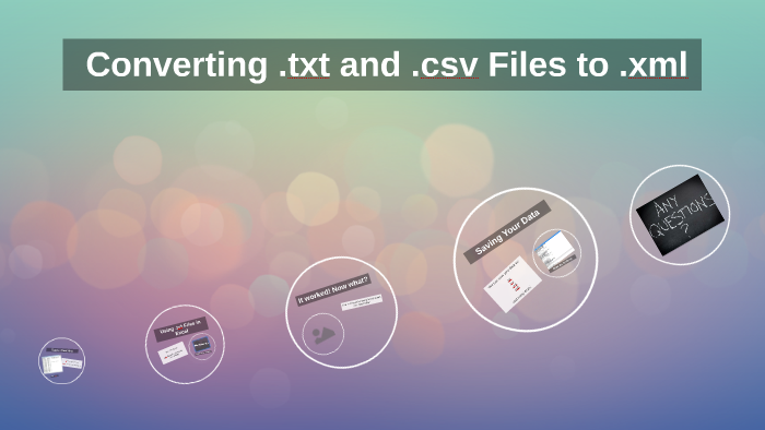 Converting .txt and .csv Files to Excel by Allyson Beran on Prezi