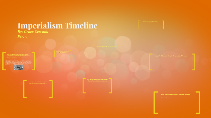 Imperialism Timeline by Grace Cercado on Prezi