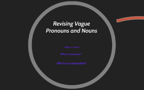 Vague Pronouns and Nouns by Erica Pacheco on Prezi