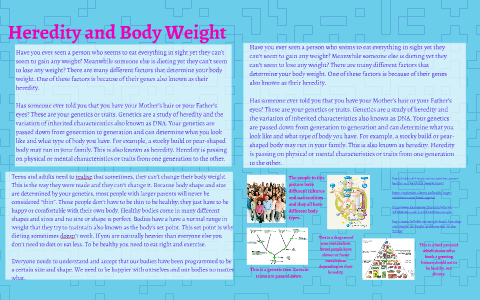 Heredity and Body Weight by Hannah Hamm on Prezi