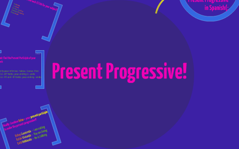 Present Progressive and Present Participles in Spanish by Cindal ...