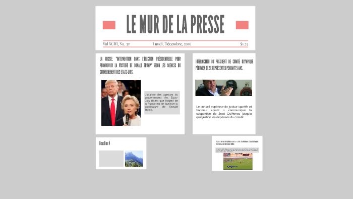 LE MUR DE LA PRESSE by francisco rivas on Prezi