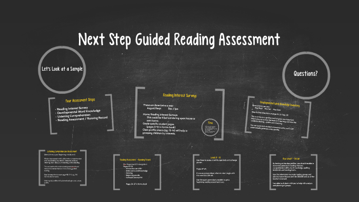 Next Step Guided Reading Assessment by LeighAnn Doyle on Prezi