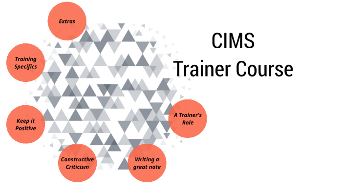 CIMS Training Presentation by Jordan Sallinger on Prezi