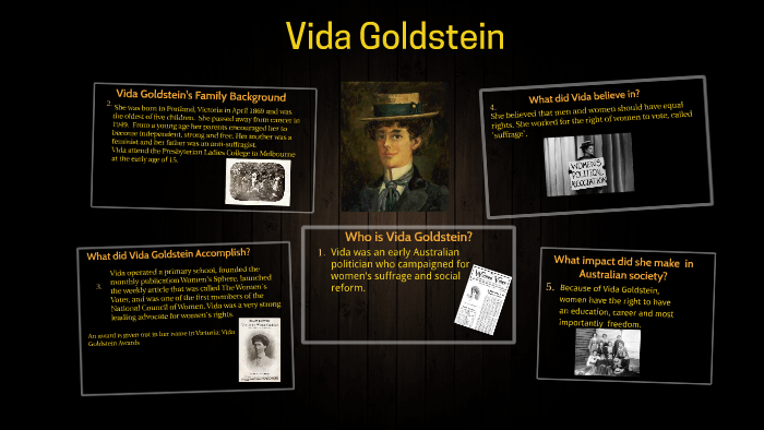 Vida Goldstein by Emma Pfister on Prezi