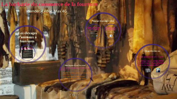 La barbarie du commerce de la fourrure by Sander Lanckman on Prezi