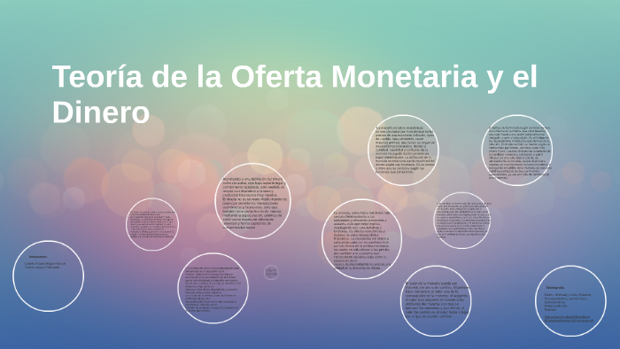 Teoría de la Oferta Monetaria y el Dinero by Edgar Cortes on Prezi