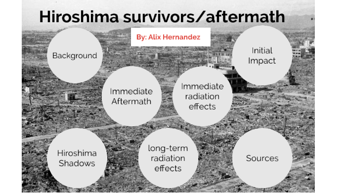 Hiroshima Aftermath Shadows