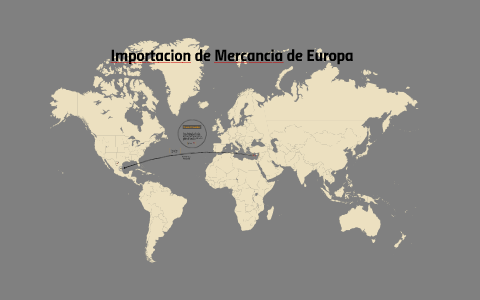 Importacion de Mercancia de Europa by david licea