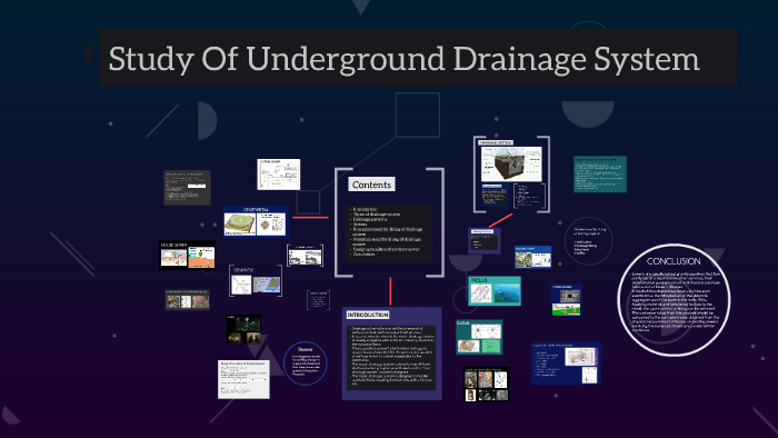 Study Of Underground Drainage System by Abhishek Chauhan