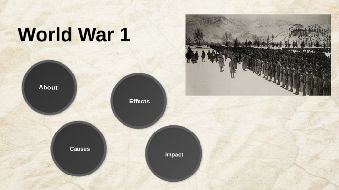WW1 Cause And Effect by Joveeta A. on Prezi