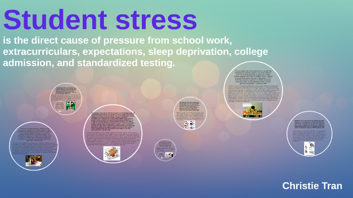 Student stress is the direct cause of pressure from school w by ...