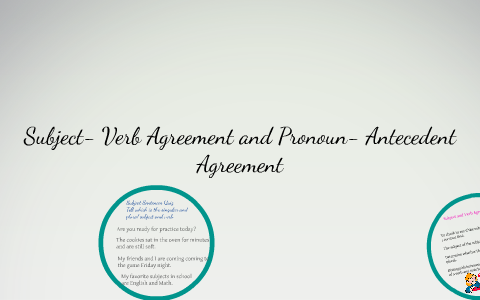 Subject- Verb Agreement and Pronoun- Antecedent Agreement by Kortni ...