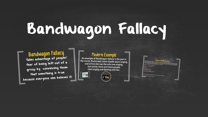 Bandwagon Fallacy by Nicki Holbrook on Prezi