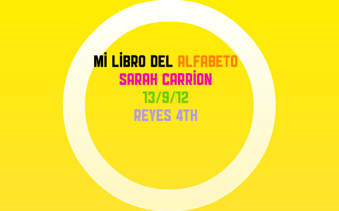 Spanish Alphabet by Sarah Carrion on Prezi